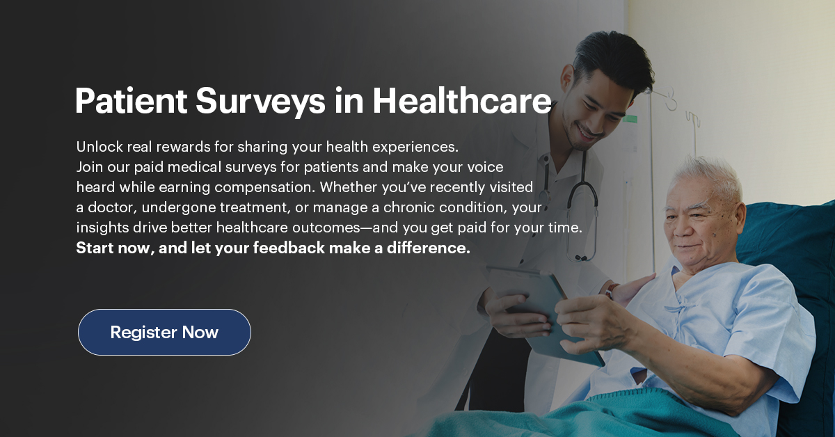 Paid Patient Surveys | Share Your Experience – MDForLives